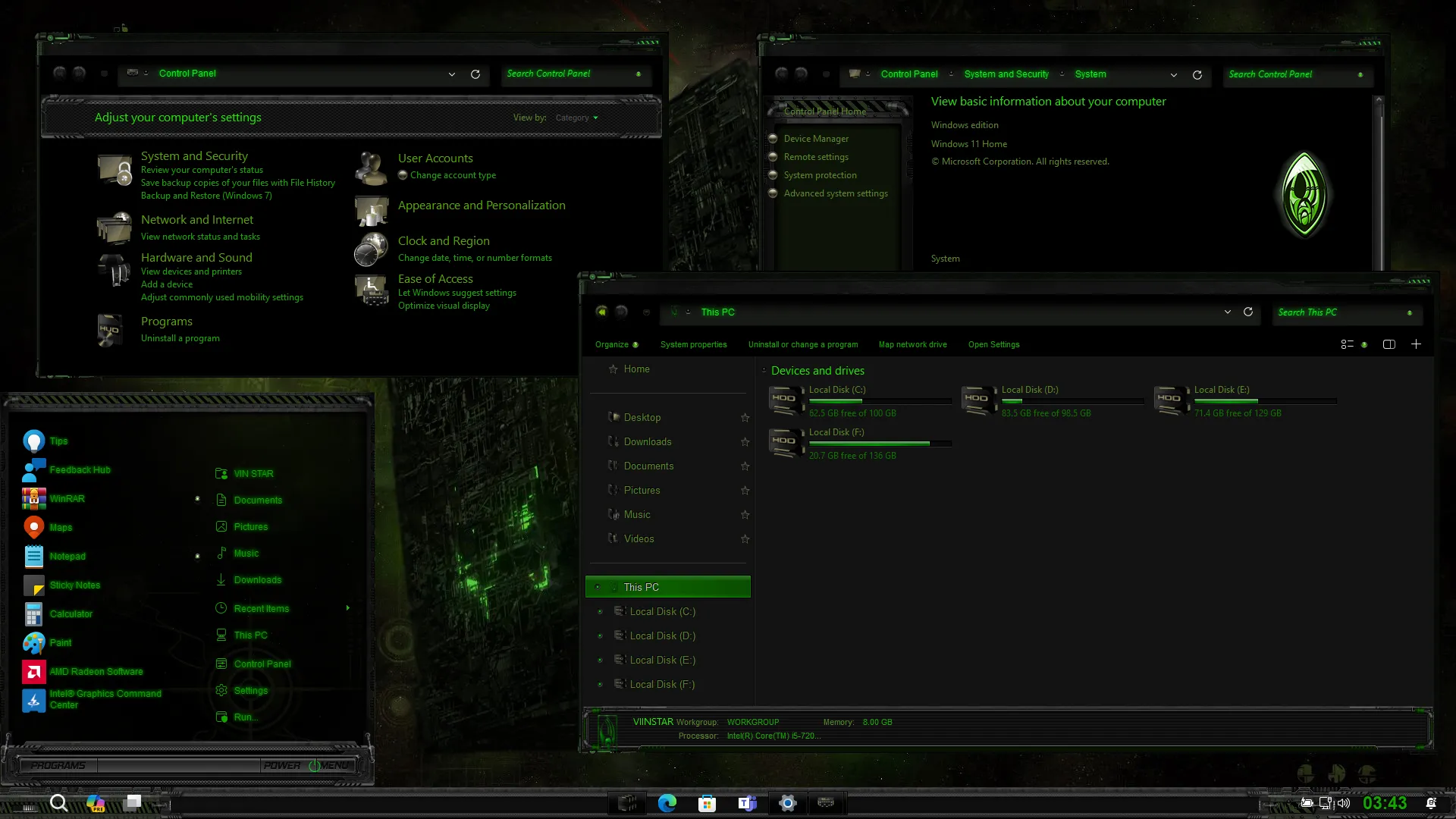 BORG Remastering Works for Windows 11 – Theme Pack