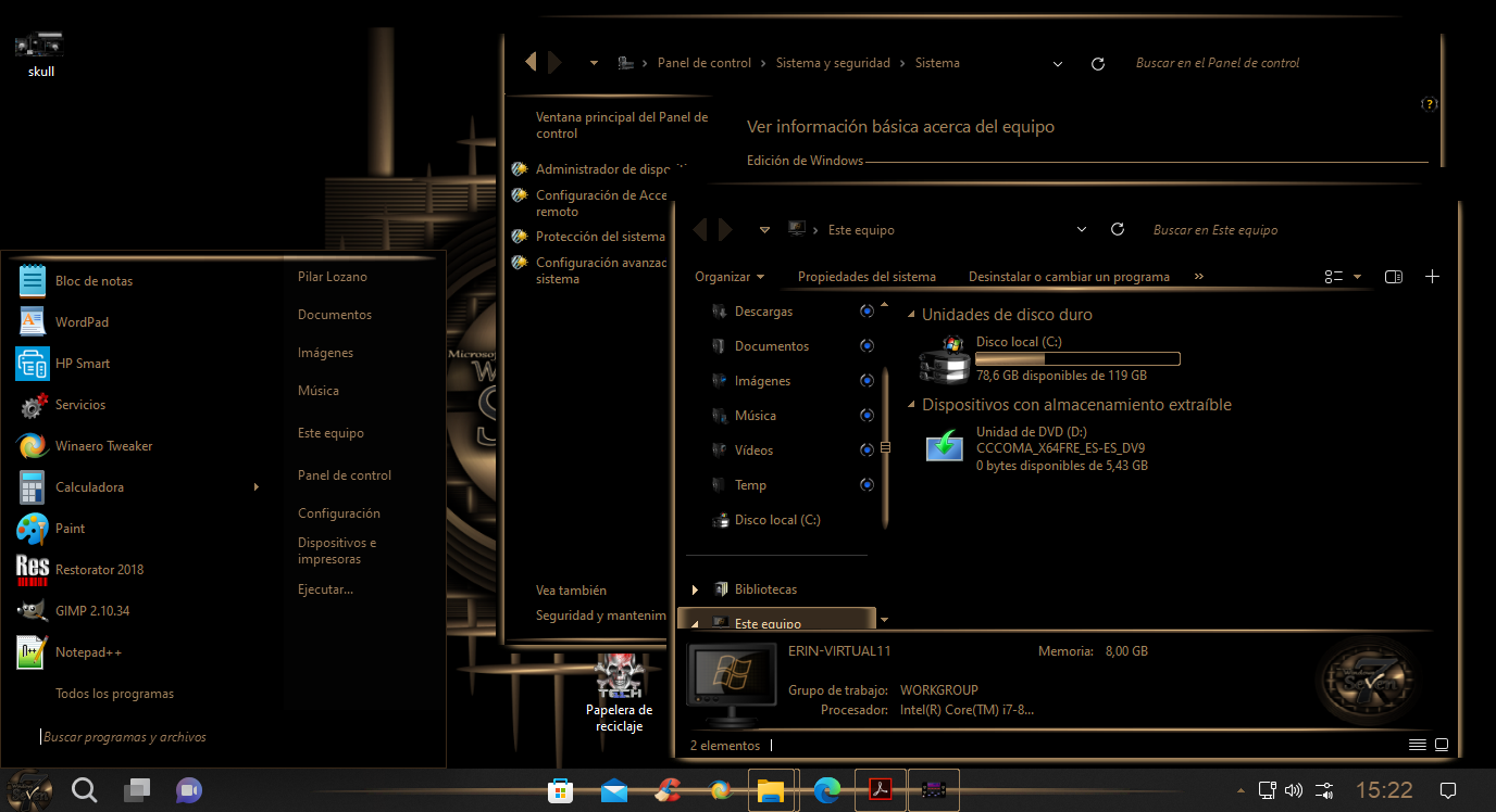 Dark Elegance for Windows 11 – Theme Pack