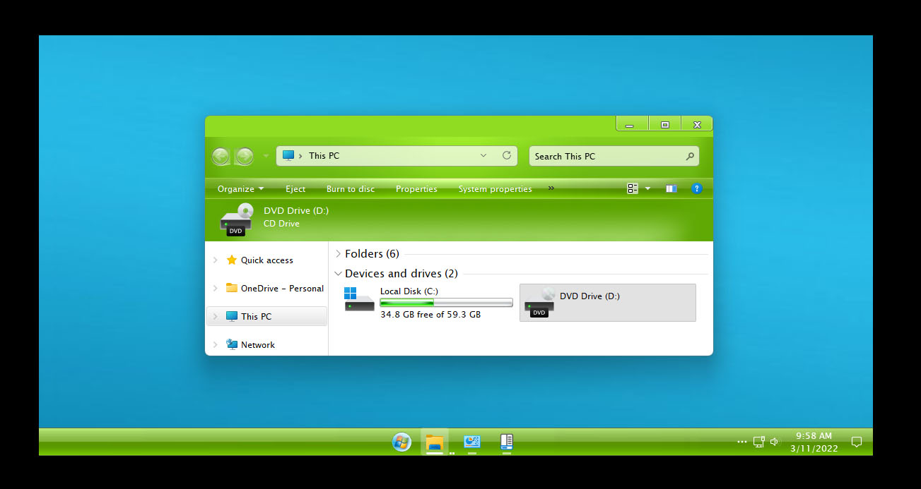 Live Green Theme for Windows 11 - Theme Pack