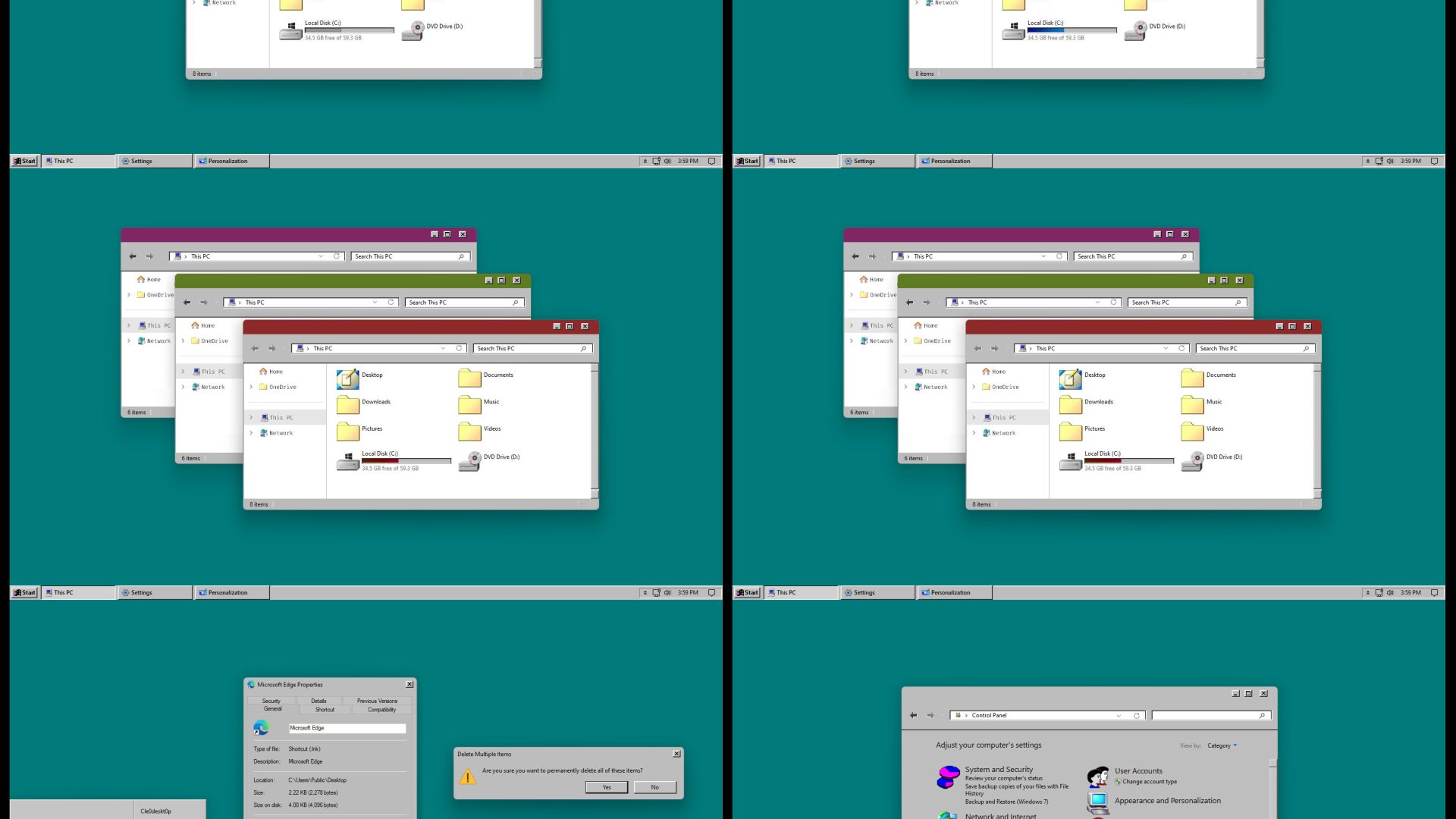Intel v3 Theme for Windows 11 – Theme Pack
