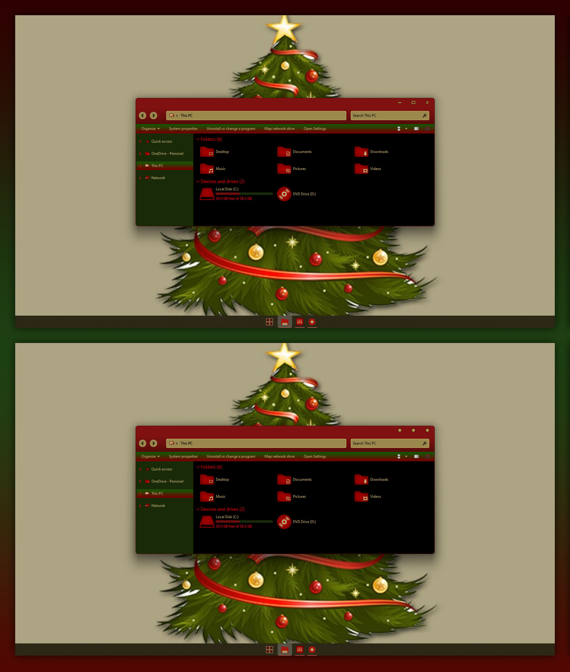 Christmas v2 Theme for Windows 11 - Theme Pack