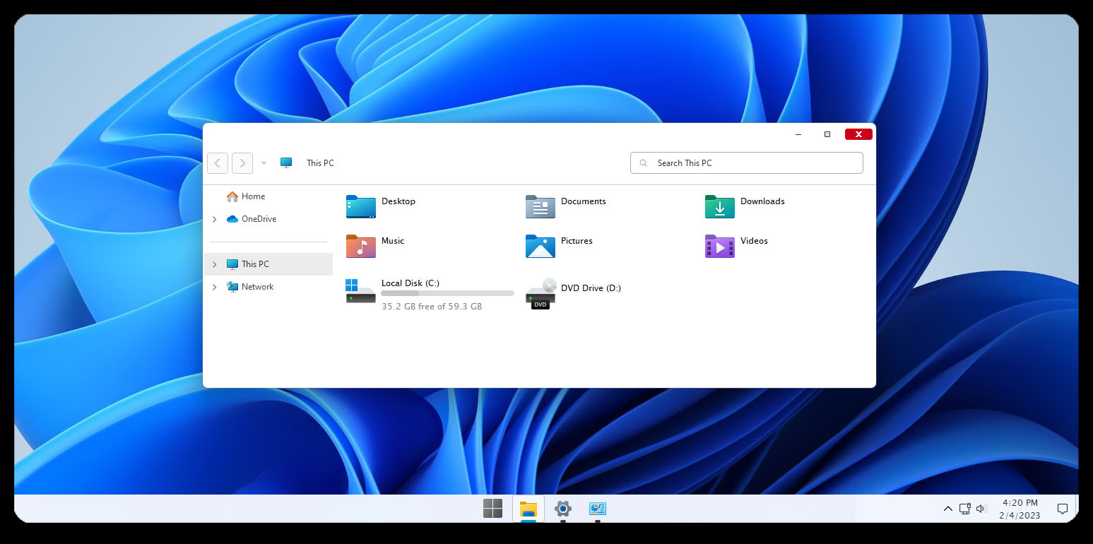 Windows X Light v1 Theme for Windows 11 - Theme Pack