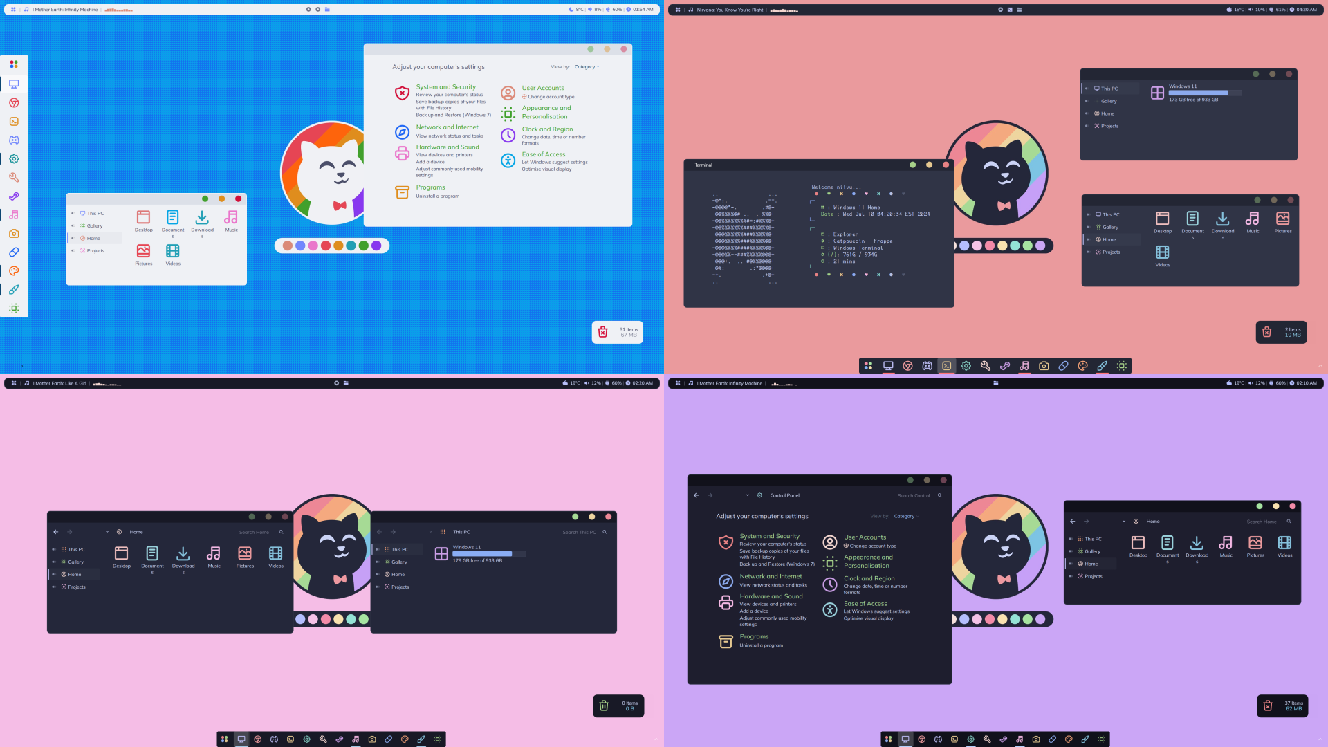Windows X Light v1 Theme for Windows 11 – Theme Pack