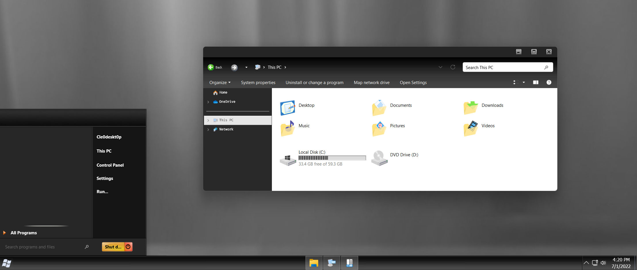 Longhorn Black V2 Theme For Windows 11 Theme Pack