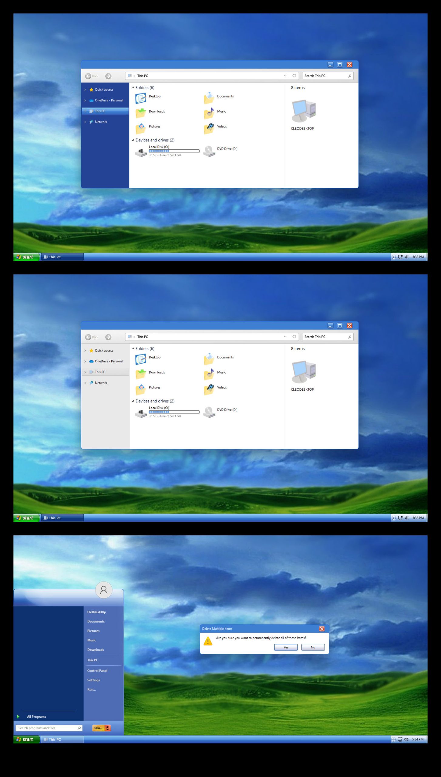 Windows XP Royale v2 Theme for Windows 11 - Theme Pack