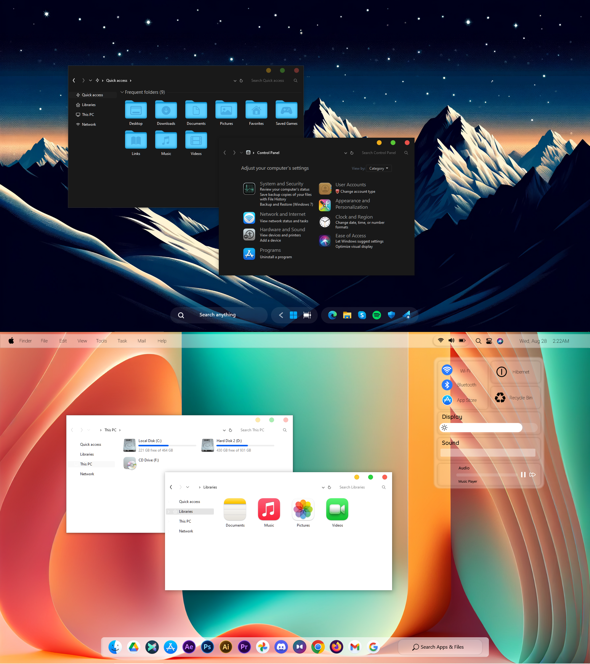 macOS Sequoia Theme For Windows 11 – Theme Pack